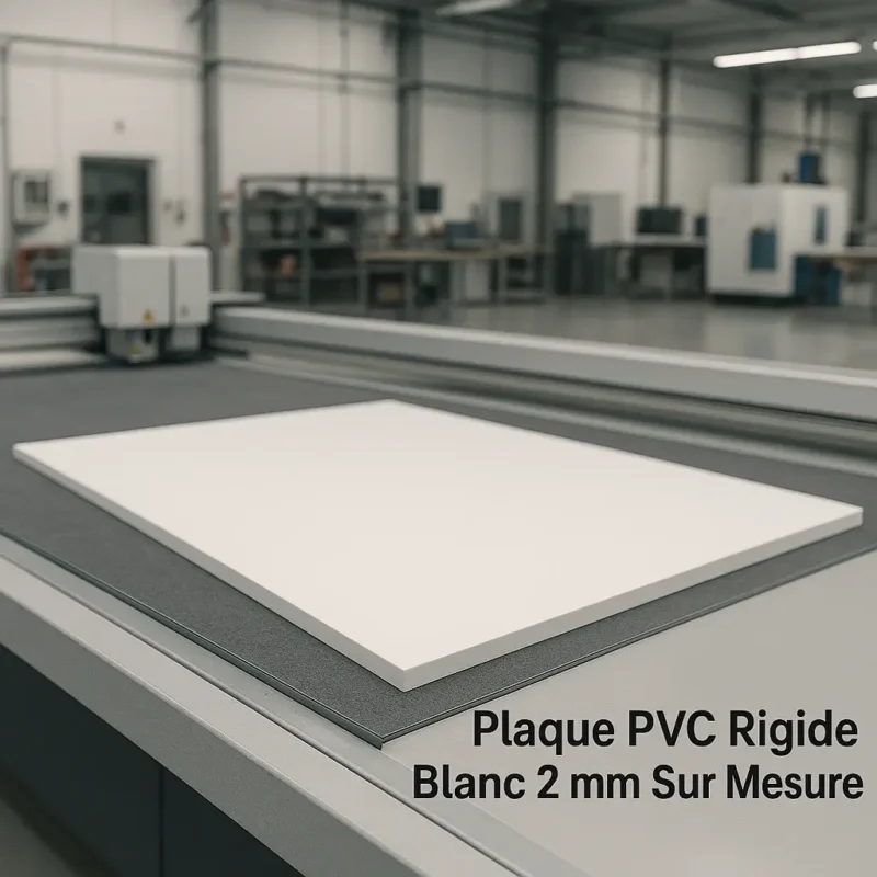 Plaque PVC Rigide Blanc 2 mm Sur Mesure | Découpe Pro
